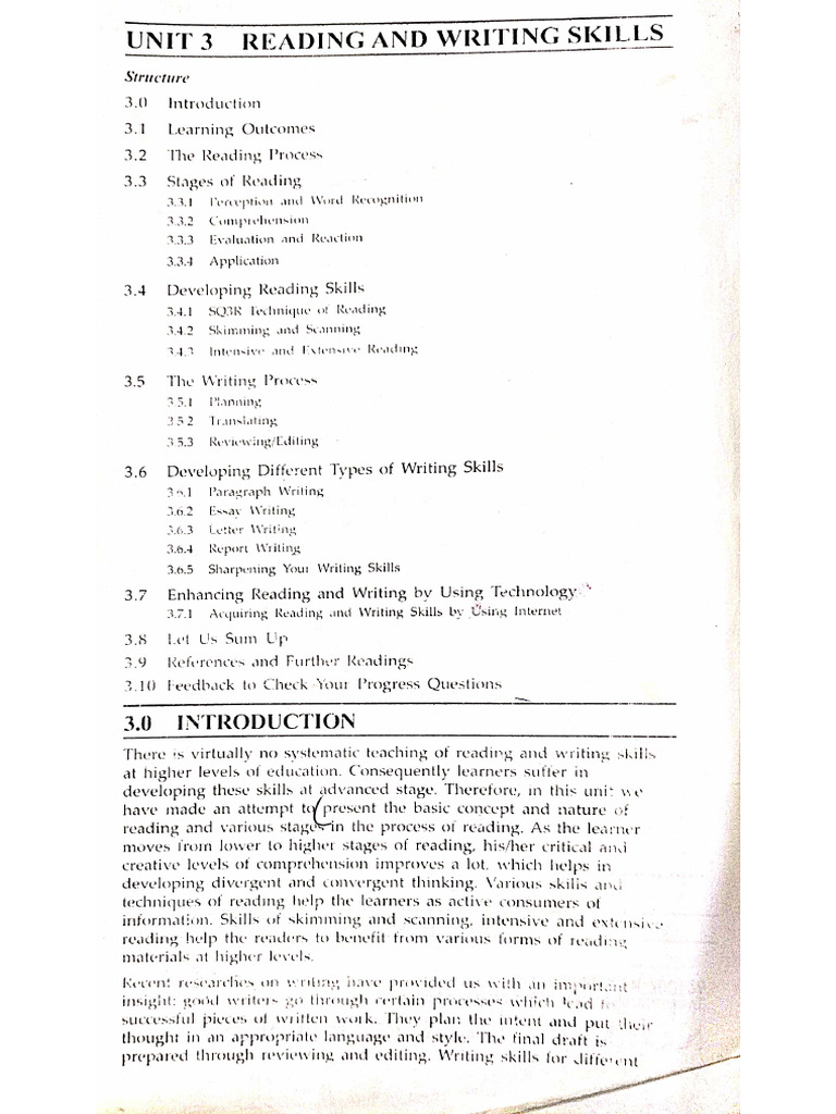 Reading & Writing | PDF