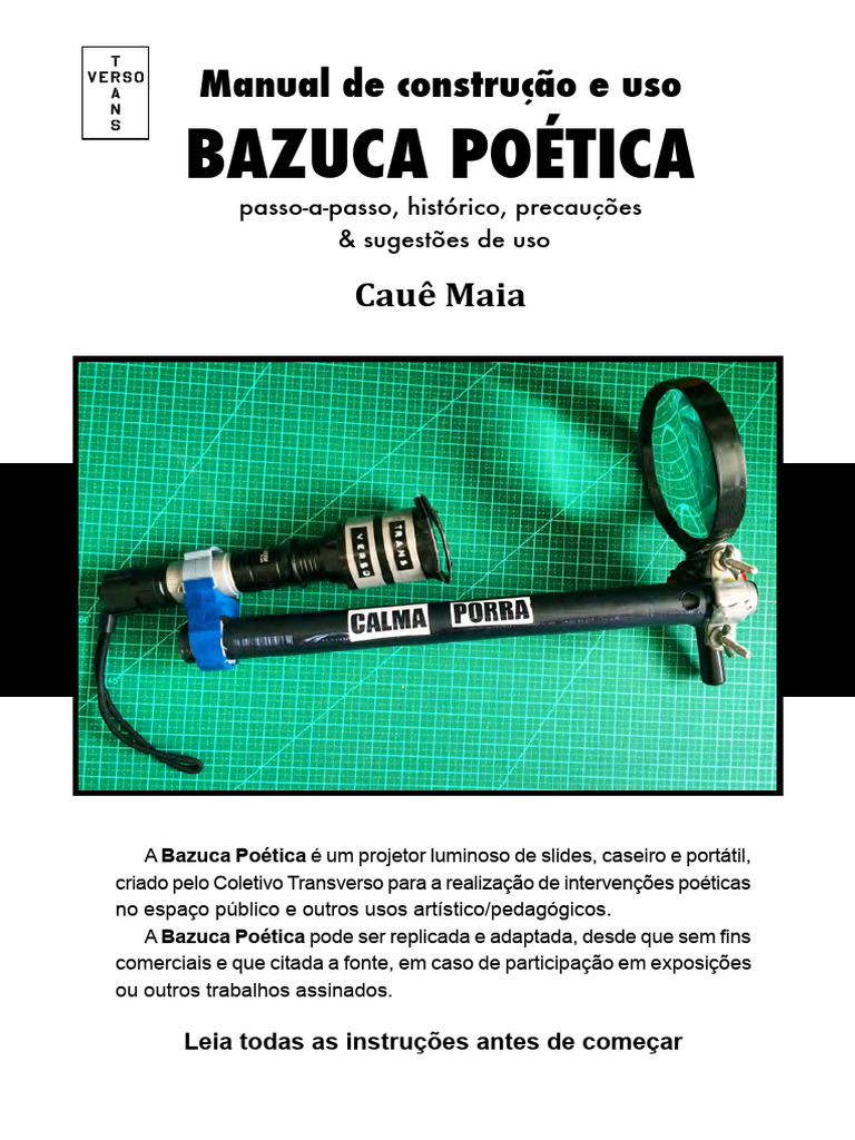Construção da Bazuca Poética | PDF | Parafuso | Tempo