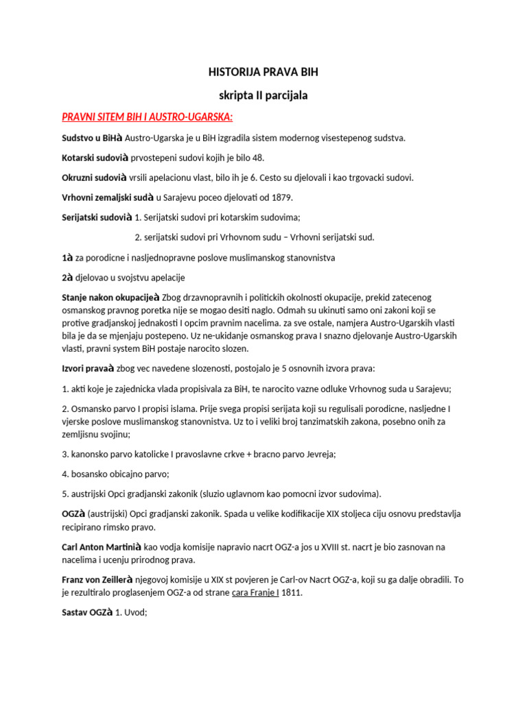 Hist Prava Skripta II | PDF