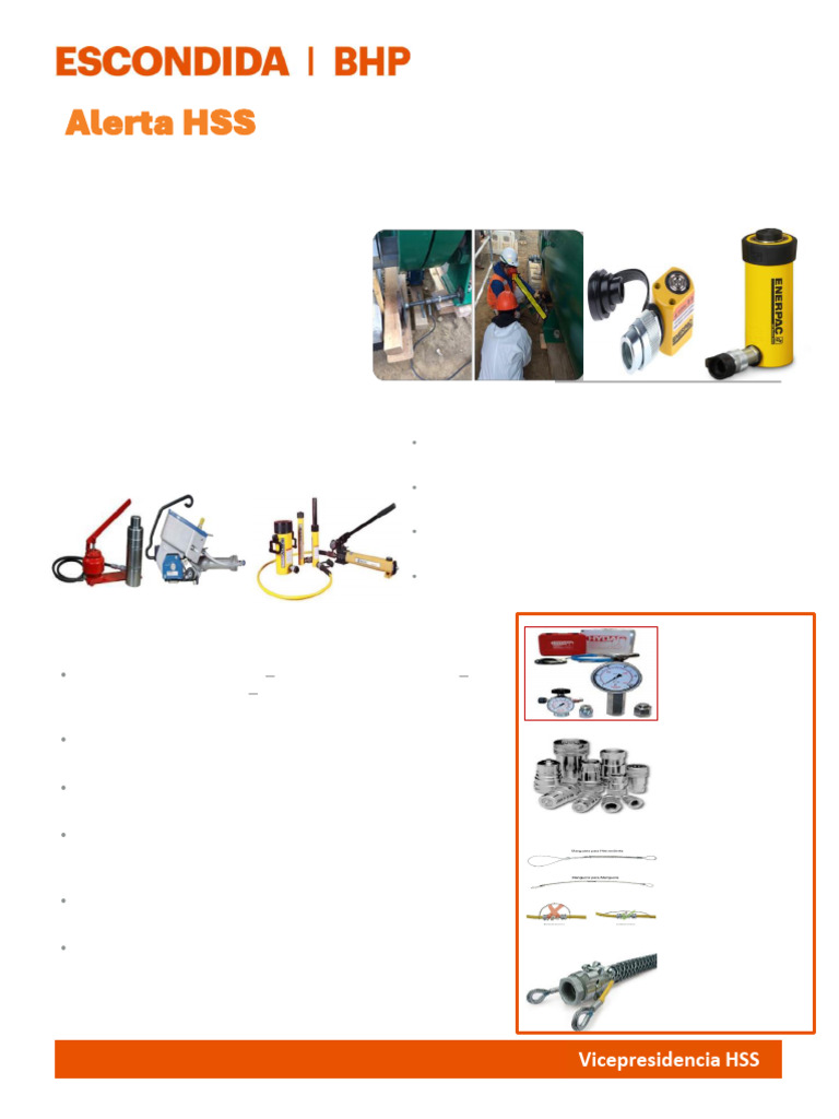 Alertas Herramientas Críticas Hidraúlicas | PDF