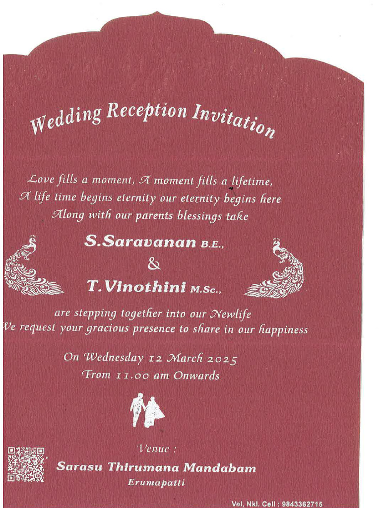 Saravanan Weds Vinothini | PDF