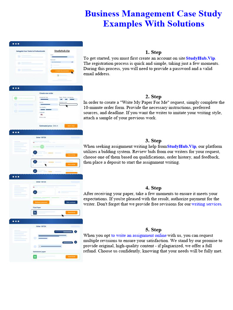Business Management Case Study Examples With Solutions | PDF ...