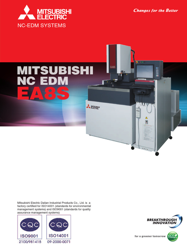 Manual Edm Mitsubishi Sinker K-KL2-3-C0115-C | PDF | Machining ...