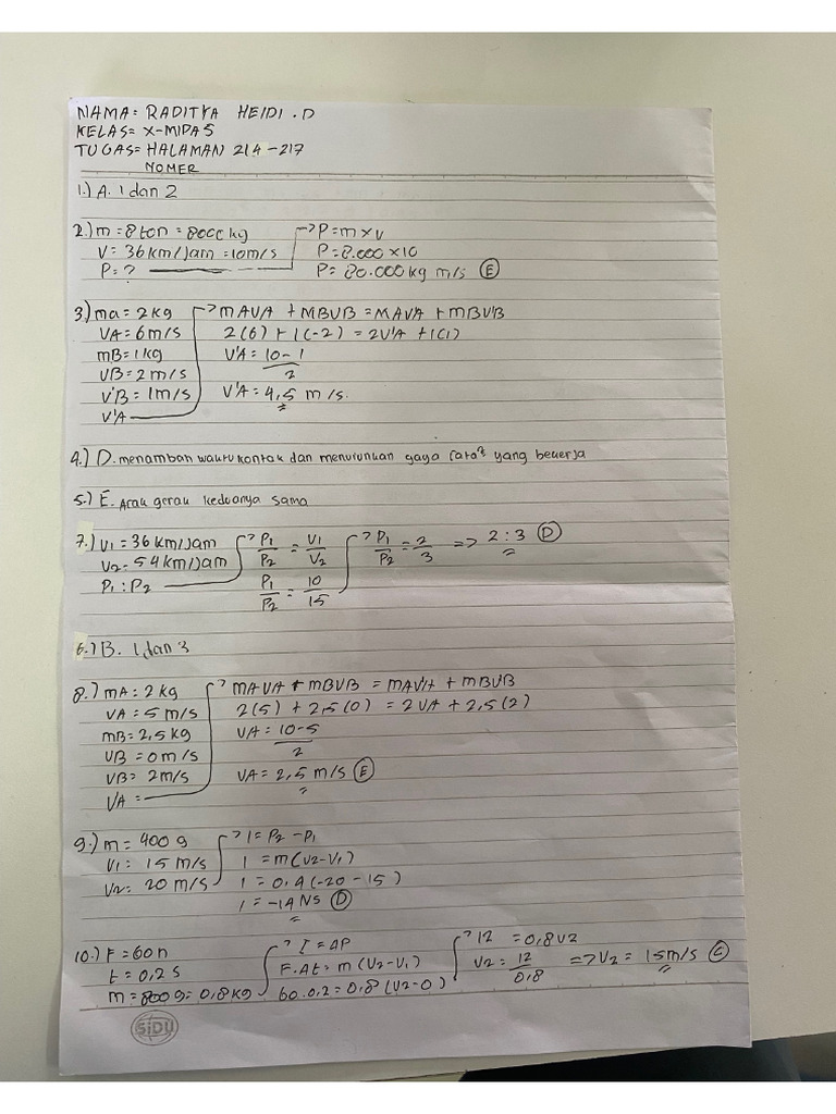 Raditya Heidi Xmipa5 | PDF