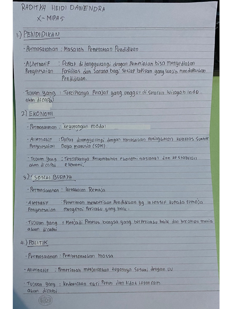 Raditya Heidi - Tugas Mandiri | PDF