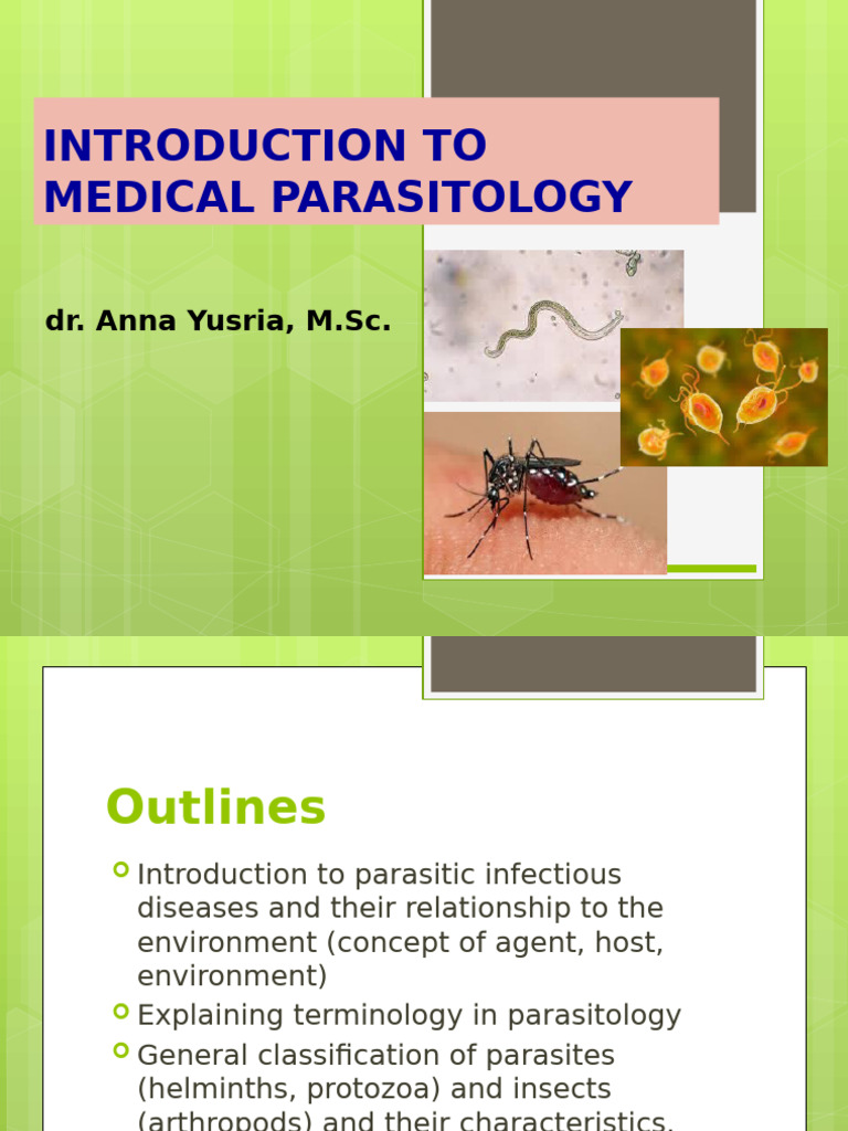 Introduction To Medical Parasitology (1) 2 | PDF | Parasitism | Insects