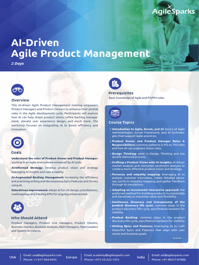 Al Driven APM AgileSparks | PDF | Agile Software Development | Scrum ...