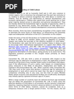 ILO Convention 138: Minimum Age Summary | PDF | International Labour ...