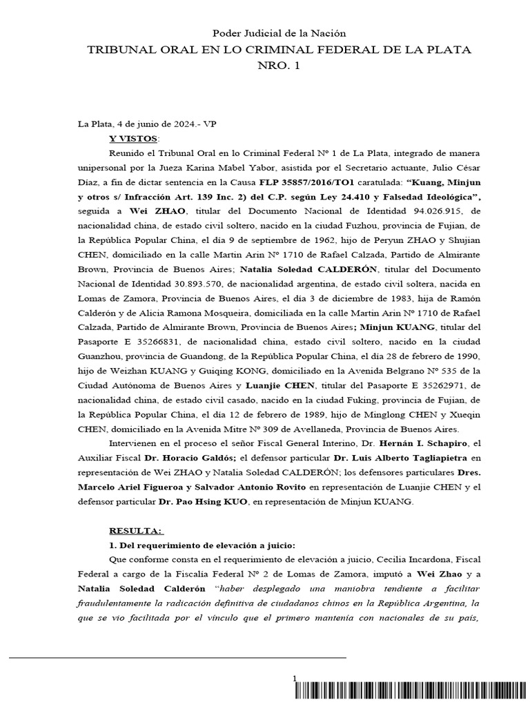 Fallo | PDF | Justicia | Crimen y violencia