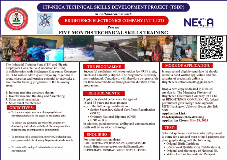 Five-Month Technical Skills Training | PDF