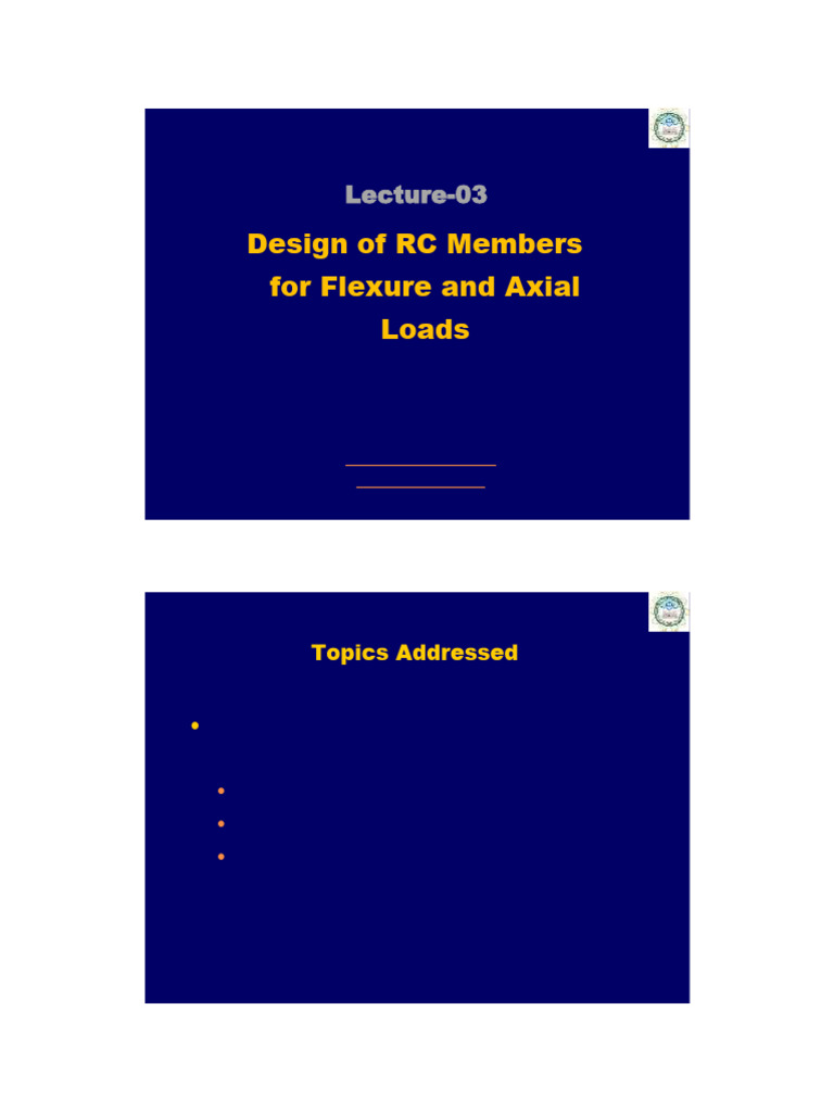 Biaxial - Design of Flexural Members For Axial Loads With or Without ...