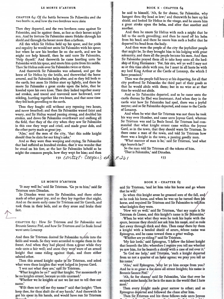 Palomides and The Two Brothers - Battle | PDF | Arthurian Characters ...