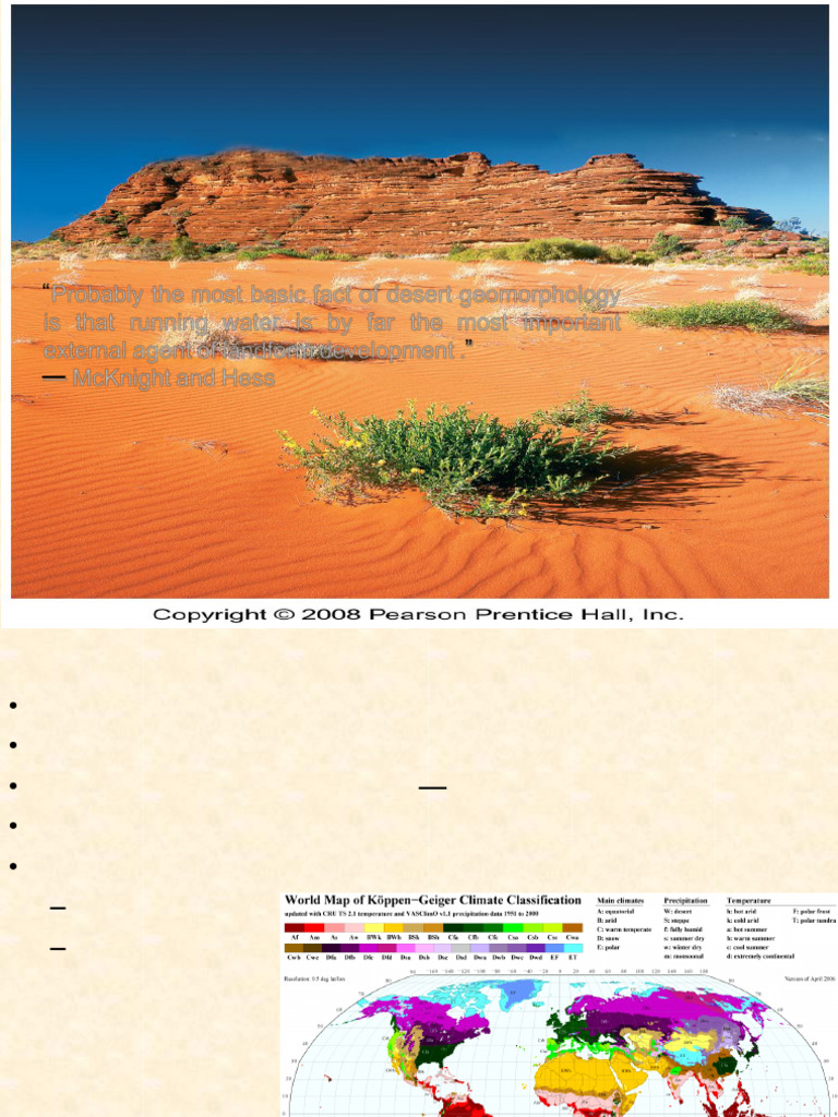 Aeolian Process and Landforms | PDF | Dune | Desert