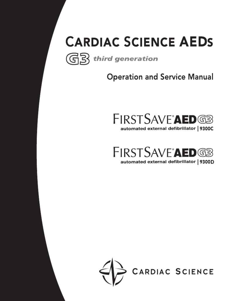 Desfibrilador Cardiac Science Aeds Powerheart g3 9300 | PDF | Cardiac ...