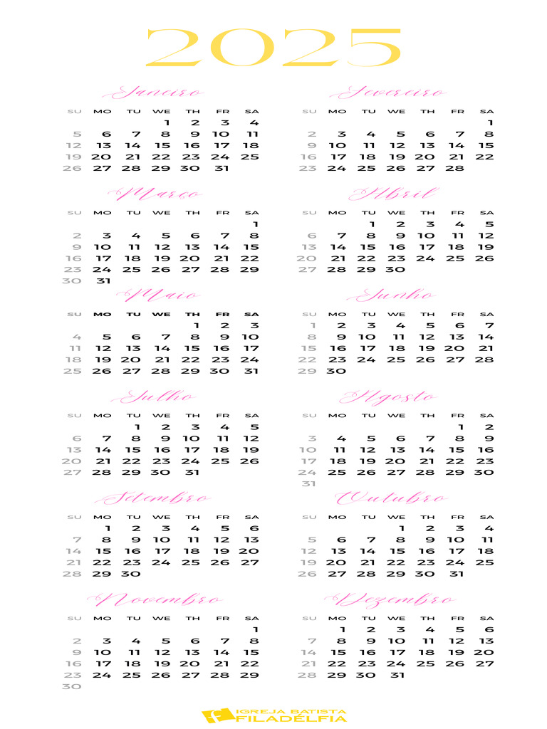 White Minimalistic 2025 Year Monthly Calendar Bookmark - 20250516 ...