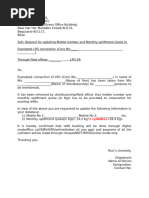 ICICI Cheque Book Request Letter | PDF