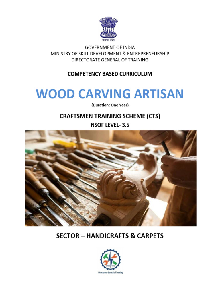 Wood Carving Artisan - CTS1.0 - NSQF-3.5 | PDF | Vocational Education ...