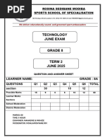 2026 Grade 9 Term 1 Technology Pat 1 | PDF | Bridge