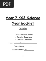 KS3 Year 7 Forces Worksheet | PDF | Force | Speed