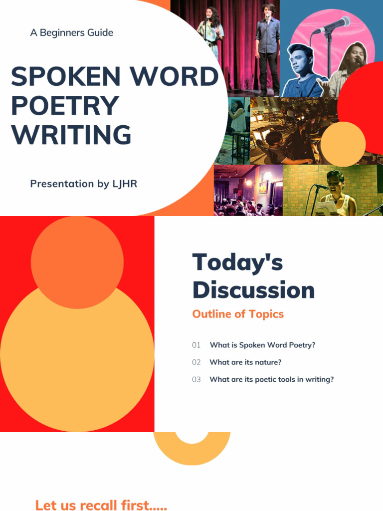 Spoken Poetry 2024 | PDF