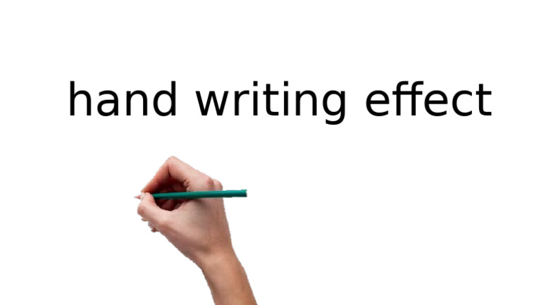 Handwriting Effect | PDF