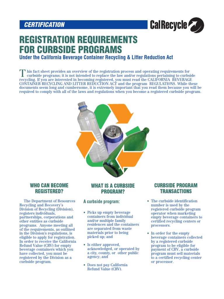 Curbside | PDF | Recycling | Packaging And Labeling