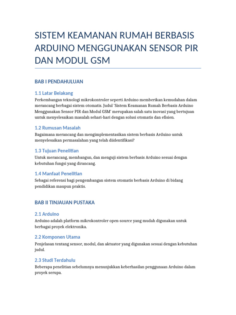 Makalah Arduino Lengkap 6 | PDF