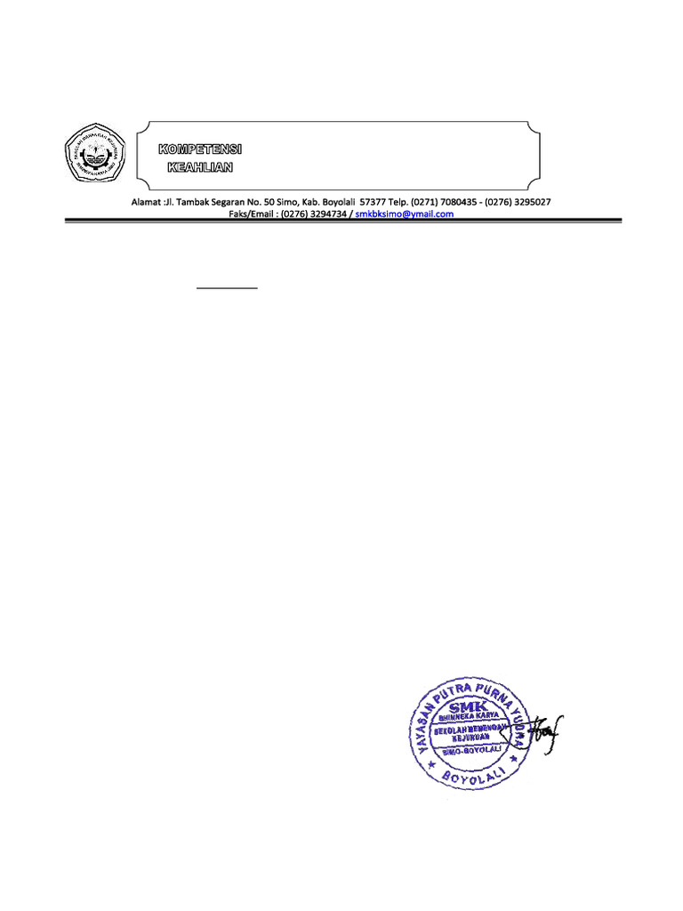 SMK BK Simo Boyolali 25 Juni 2025 | PDF