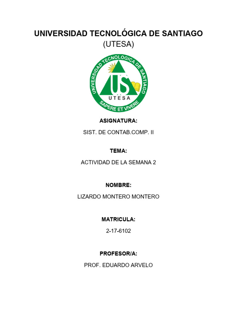 Sist. de Contab - Comp. Ii | PDF | Software | Programa de computadora