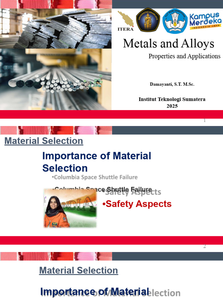 Material Selection in Engineering Applications | PDF | Alloy | Metals