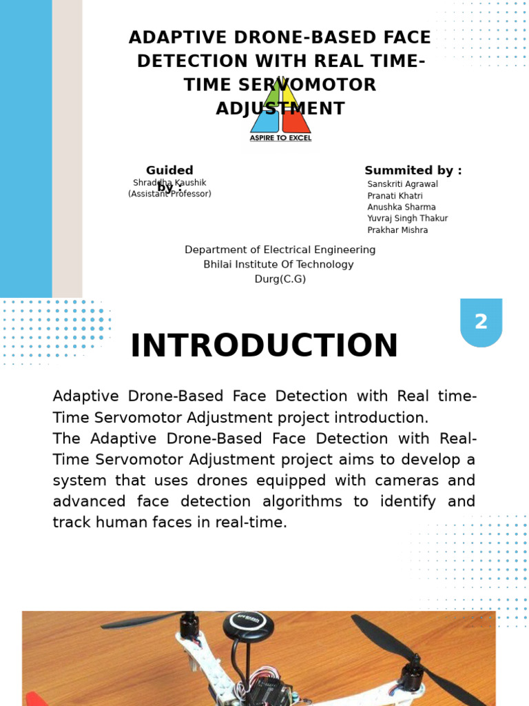 Drone Presentation 27th | PDF | Unmanned Aerial Vehicle | Computer Vision