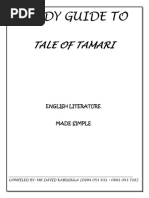 Tale of Tamari: A Study Guide | PDF