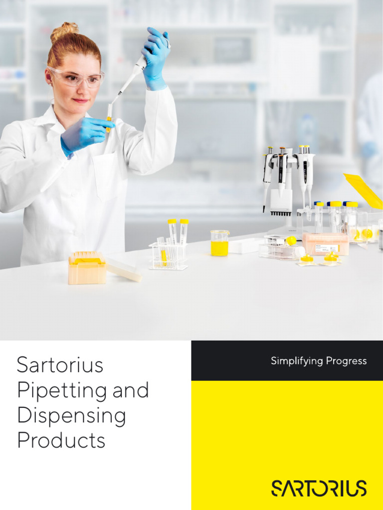 Sartorius Pipetting and Dispensing Products 1 22 | PDF