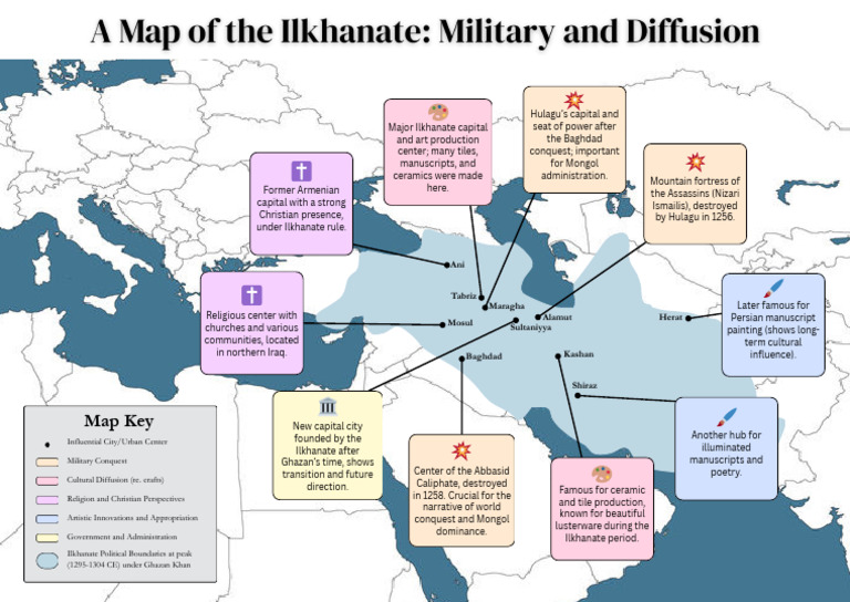 Ilkhanate Map | PDF