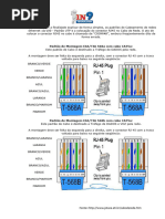 Montar Cabo RJ45 | PDF | Conector elétrico