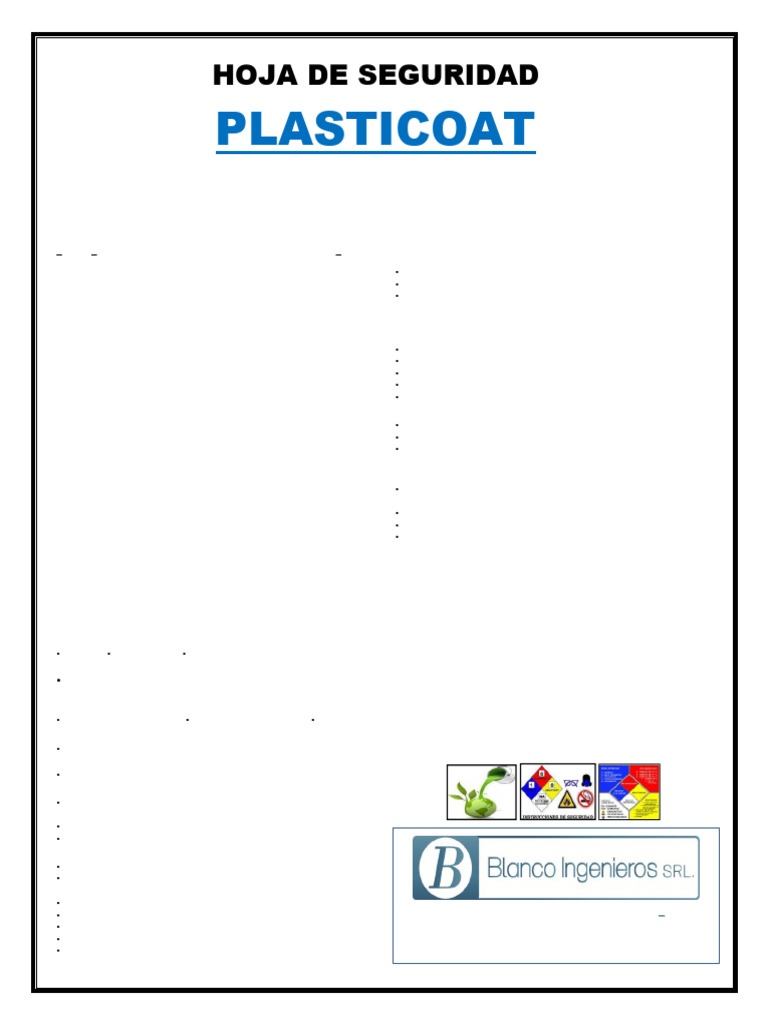 Plasticoat Hs 2025 | PDF | Agua | Dióxido de carbono