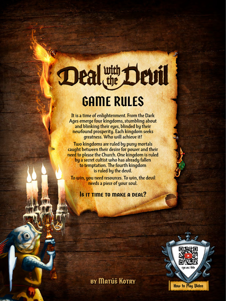 Deal With The Devil Rules en | PDF | Debt | Money
