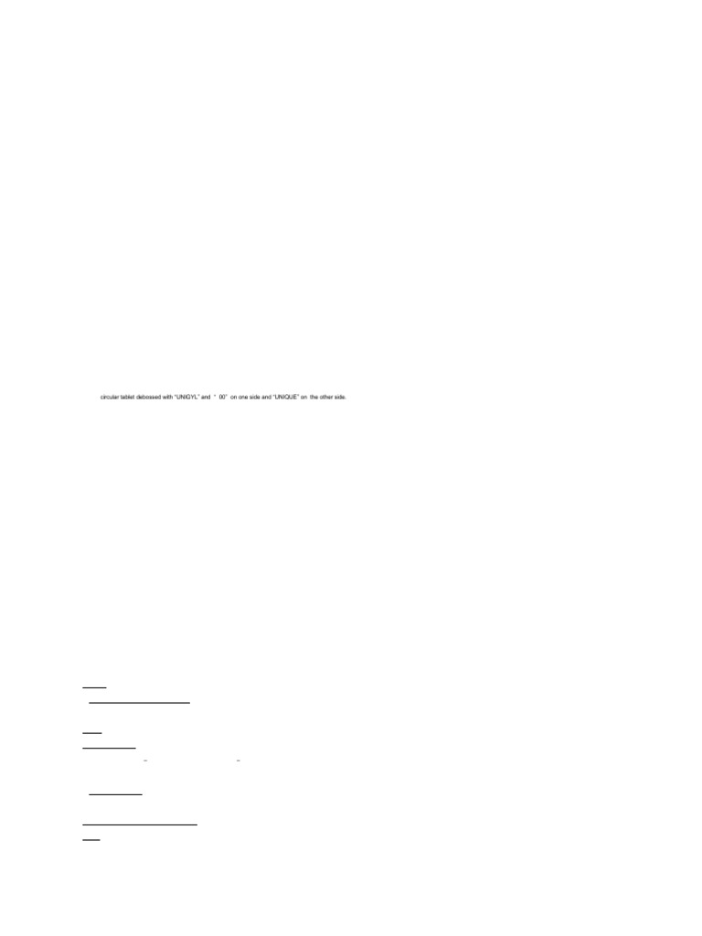 Unigyl 400mg: Uses and Dosage Guide | PDF | Human Diseases And ...