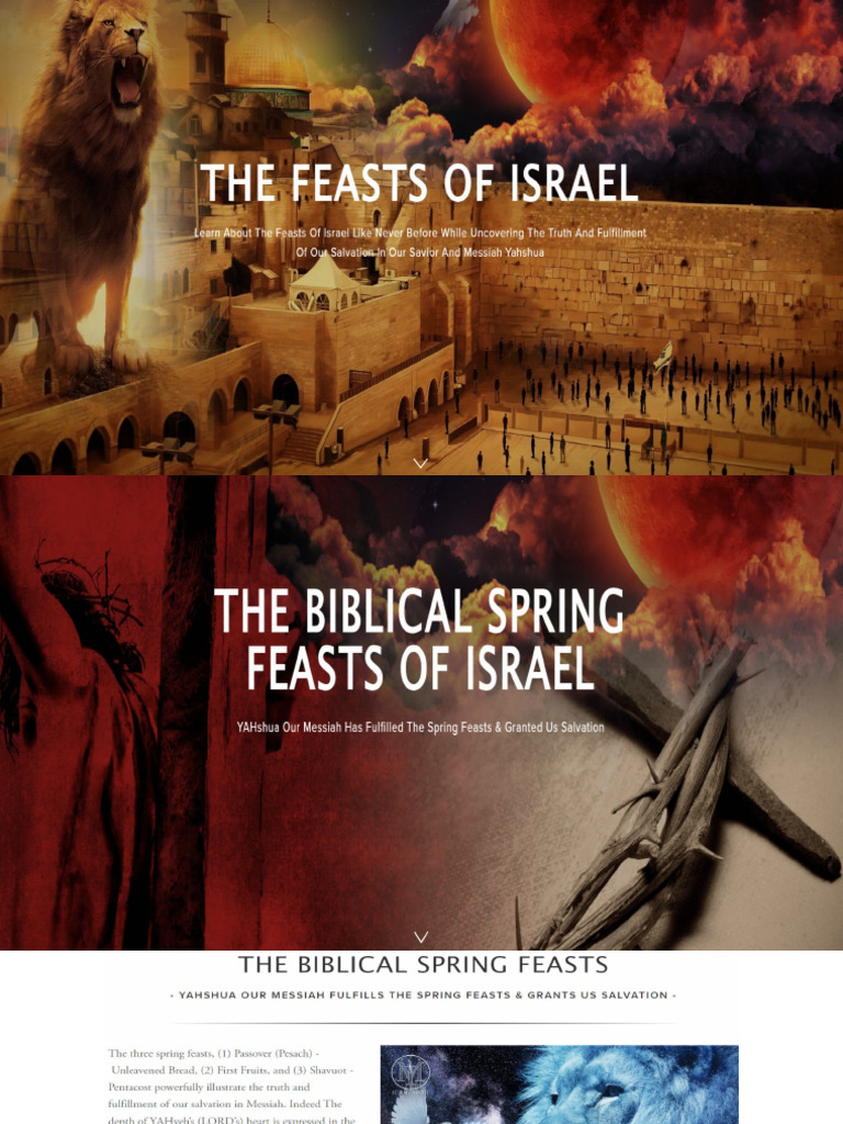 Passover (Pesach) - The Feast of Unleavened Bread | PDF