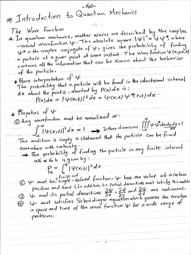Introduction To Quantum Mechanics | PDF