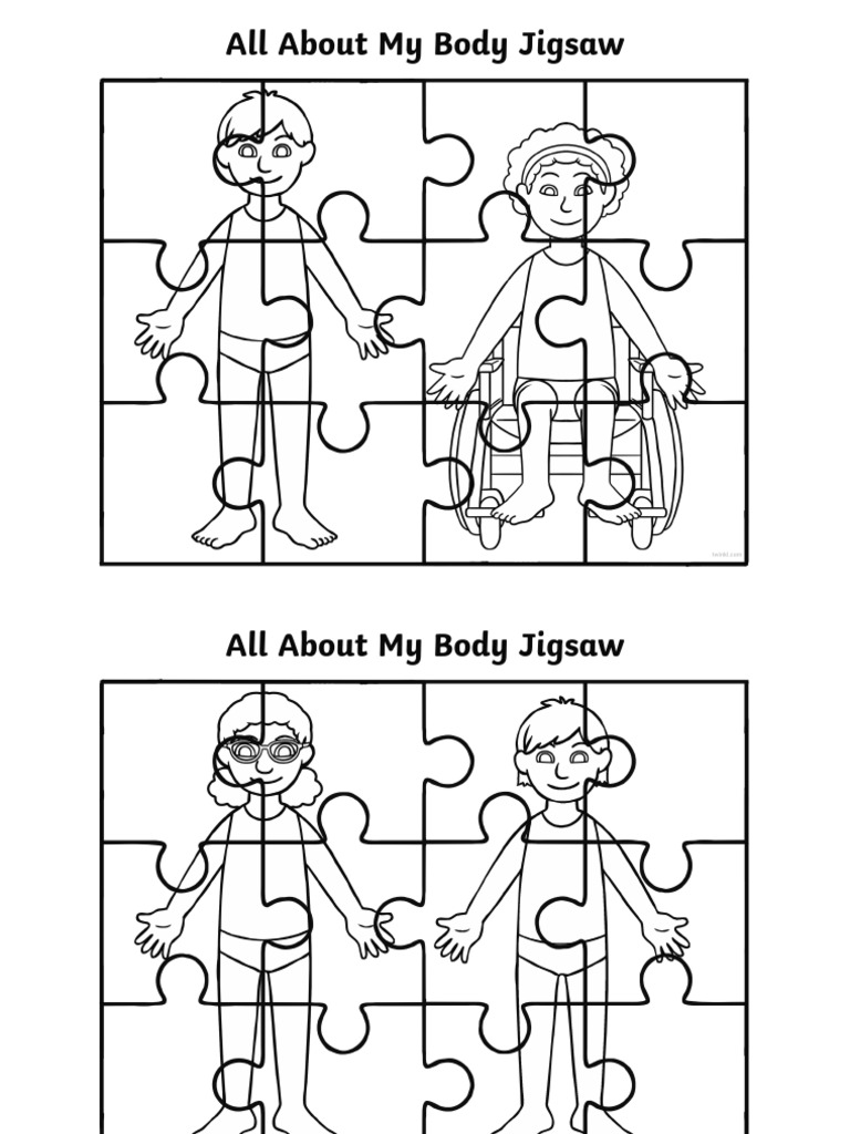 Body Jigsaw Boy and Girl | PDF