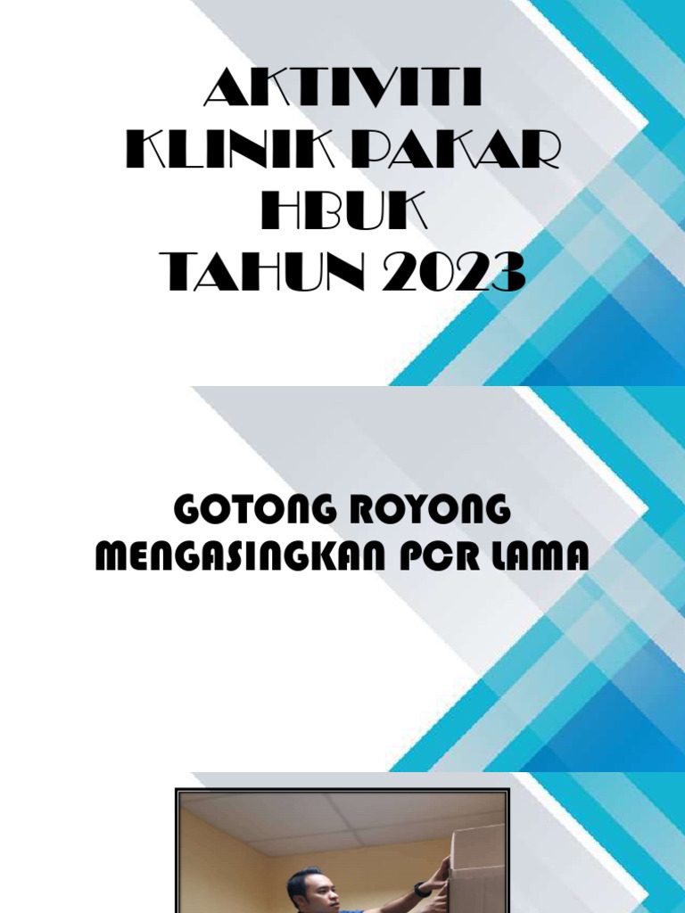 Aktiviti Klinik Pakar Hbuk | PDF