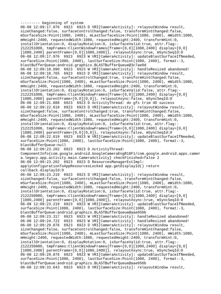 Log Cat 1749364825067 | PDF | System Software | Computer Programming