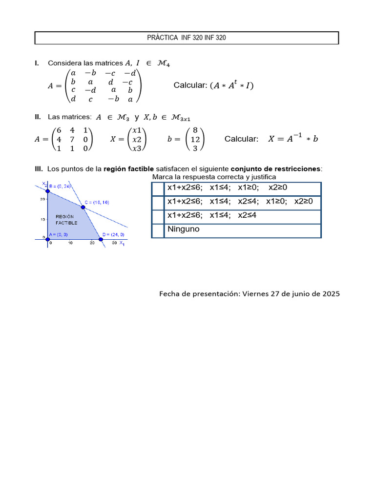 Práctica INF 320 G1 | PDF
