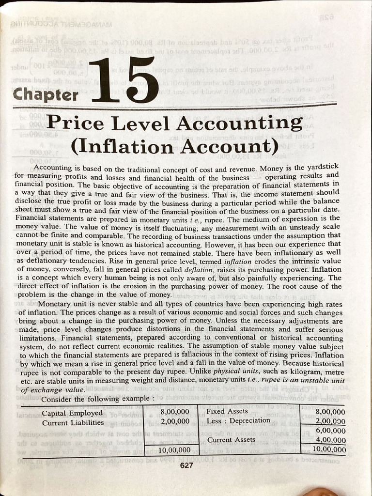 Price Level Accounting | PDF