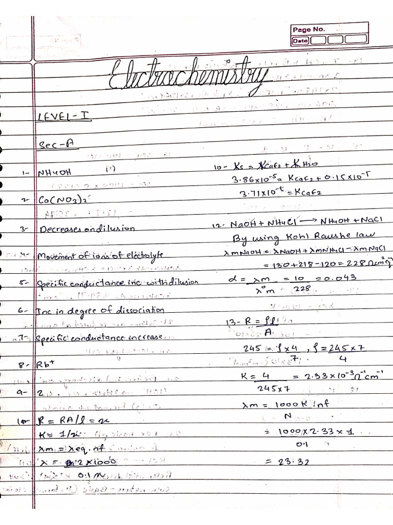 Electrochemistry Module | PDF