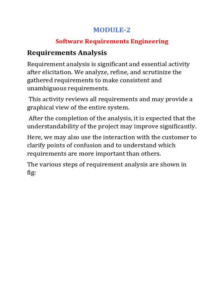 Software Requirement Engineering | PDF | System | Computing