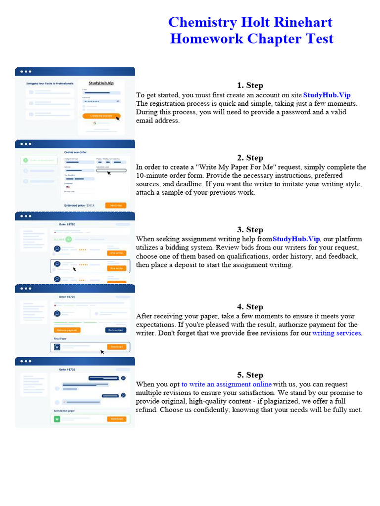 Chemistry Holt Rinehart Homework Chapter Test | PDF | Fermentation In ...