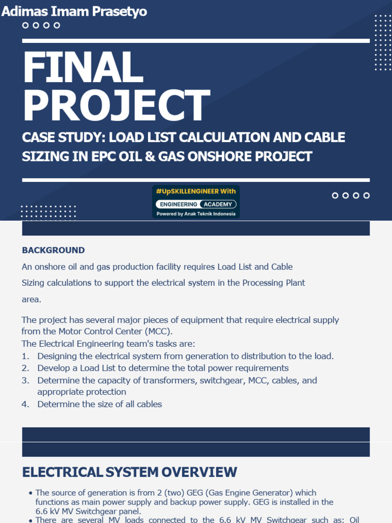Load List, Cabel Sizing and Drop Voltage Cable Calculation | PDF | Electric Power Distribution ...