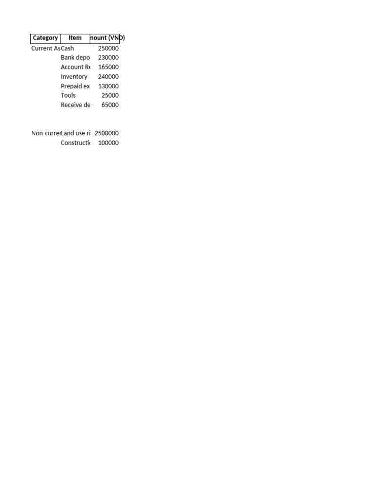 ABC Company Balance Sheet 31 12 N1 | PDF
